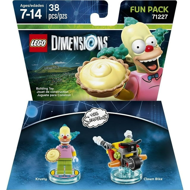 LEGO Dimensions The Simpsons Krusty Fun Pack - Creative Building ...