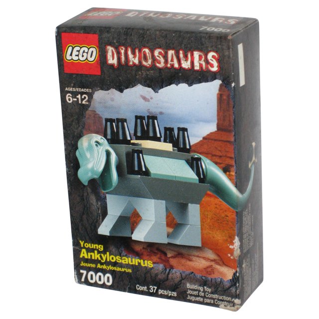LEGO Dinosaurs Young Ankylosaurus Building Set Toy 7000 - Walmart.com