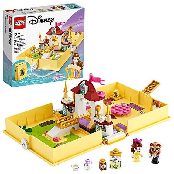 LEGO Disney's Belle Storybook Adventures 43177 Creative Building Kit ...