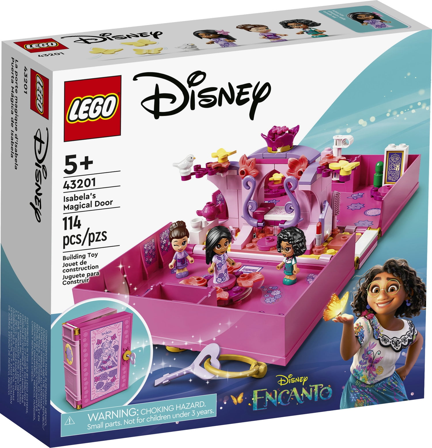 LEGO Disney Encanto Isabela’s Magical Door 43201 Building Kit; A Great ...