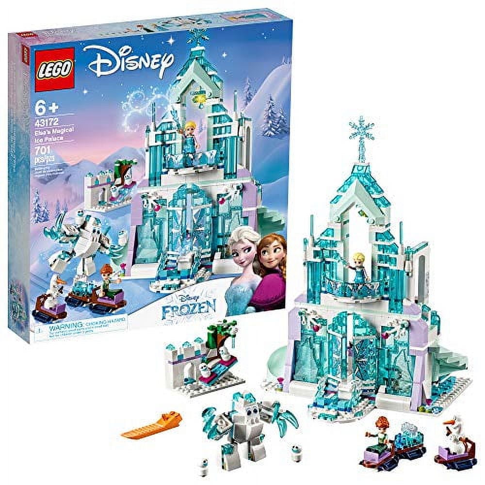 LEGO Disney Frozen Elsa's Magical Ice Palace 43172 Toy Castle Building ...