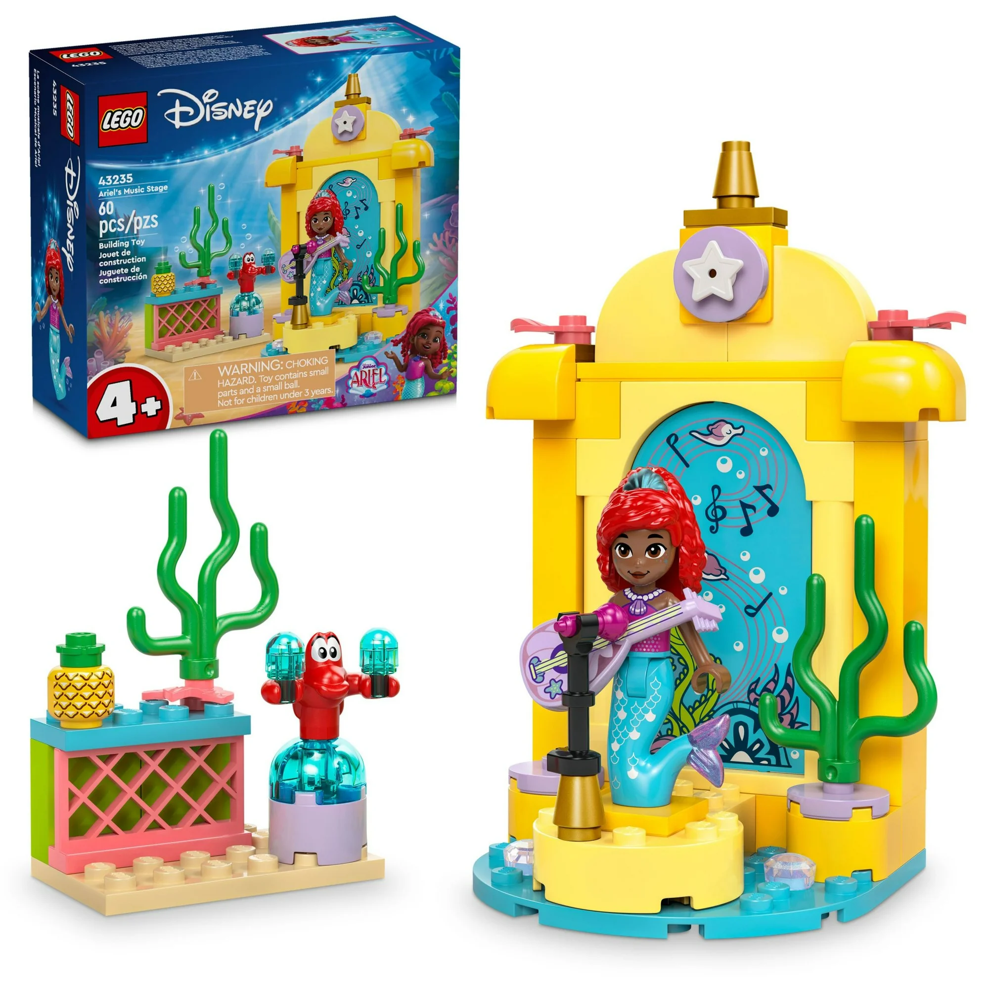 LEGO Disney Princess Ariel’s Music Stage Girls and Boys Ages 4 and Up ...