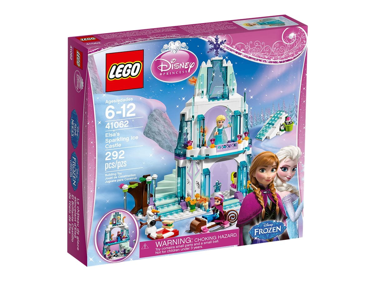 LEGO Disney Princess Elsa's Sparkling Ice Castle Set #41062 - Walmart.com