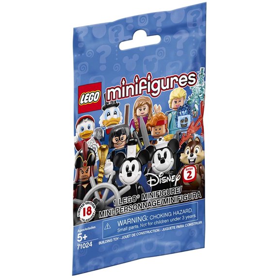 LEGO Disney Series 2 Minifigures, Random Pack, Sealed Collectible 71024 ...