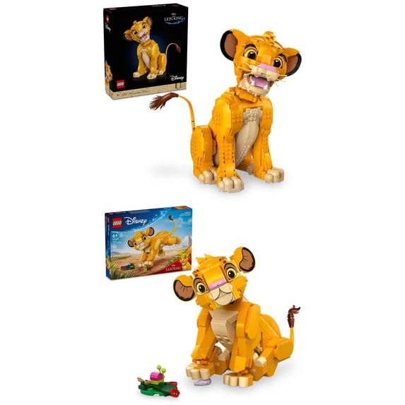 LEGO Disney Simba Bundle - The Lion King, Disney Collection - Walmart.com