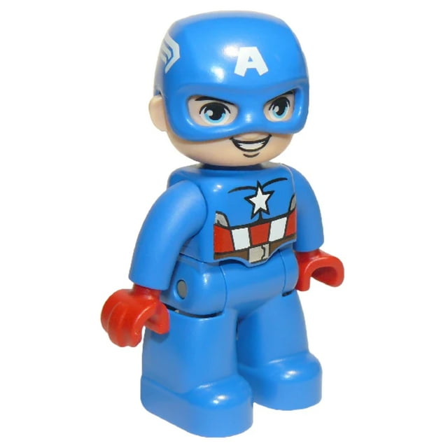 LEGO Duplo Marvel Captain America Minifigure (2020) - Walmart.com