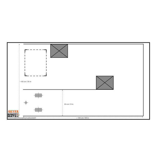 LEGO EV3 Intro Course Mat for Appendix B, 120 x 65 cm - Walmart.com