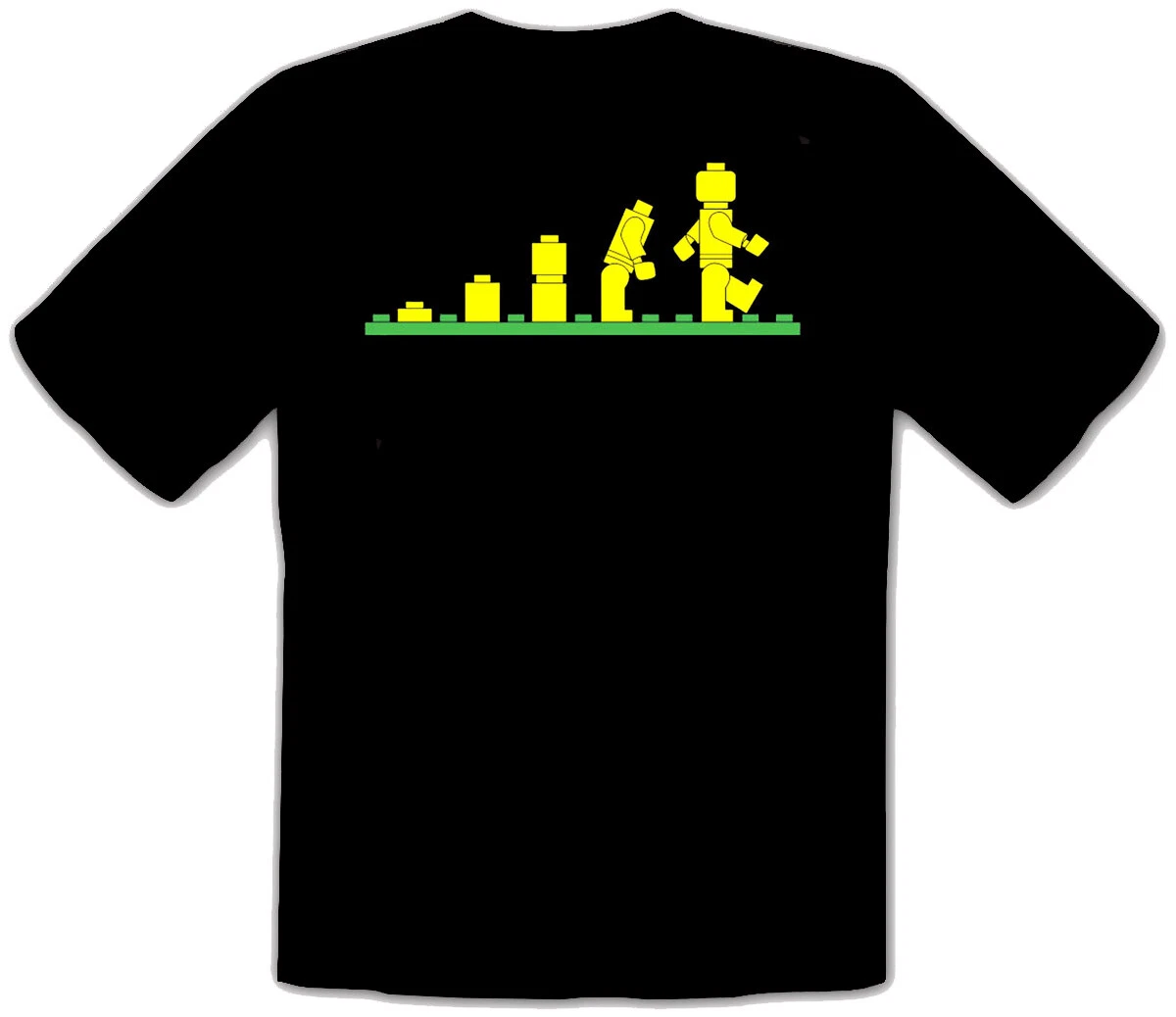 LEGO Evolution - Fun Black T-Shirt -033 - Walmart.com