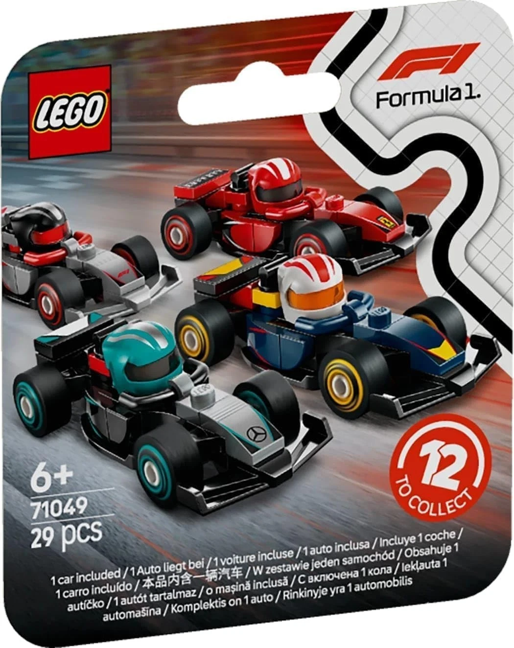 LEGO F1 Collectible Race Cars Toys - Get 1 of 12 Mini Car Models with ...