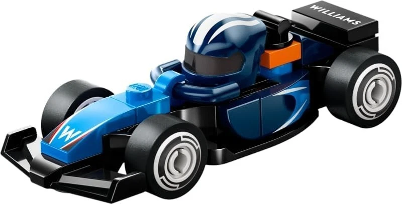 LEGO F1 Collectible Race Cars - Williams F1 Team Race Car with Driver ...