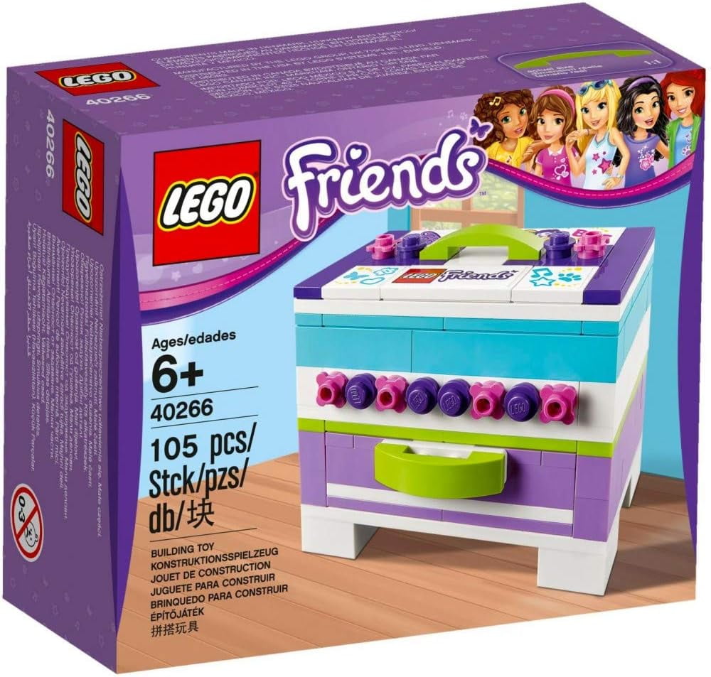 LEGO Friends Kid's Storage Box Building Toy Set, 105 Piece - Walmart.com