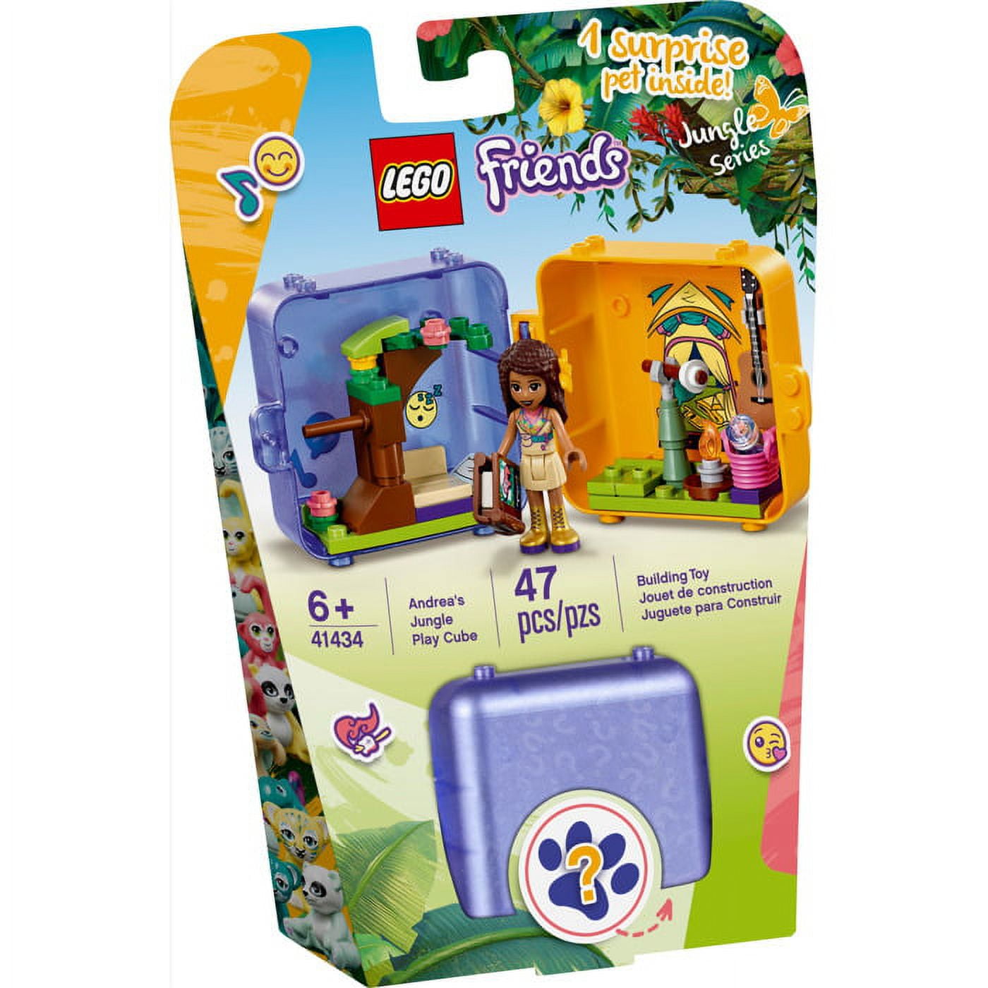 LEGO Friends Andrea's Jungle Play Cube 41434 - Walmart.com