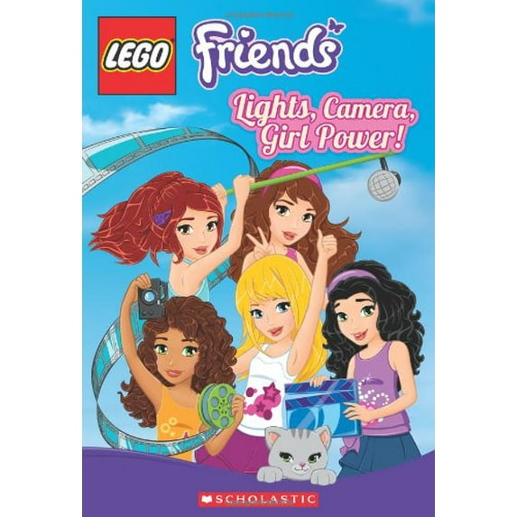 Pre-Owned LEGO Friends: Lights, Camera, Girl Power! (Chapter Book #2 ...