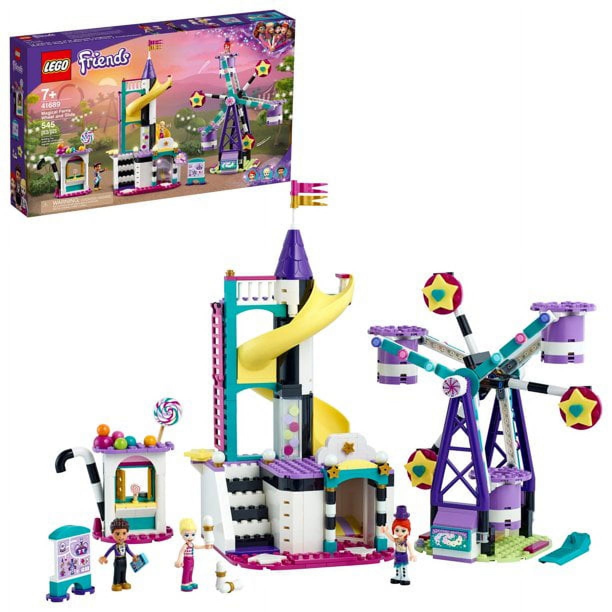 LEGO Friends Magical Ferris Wheel and Slide 41689 Building Toy for Kids ...