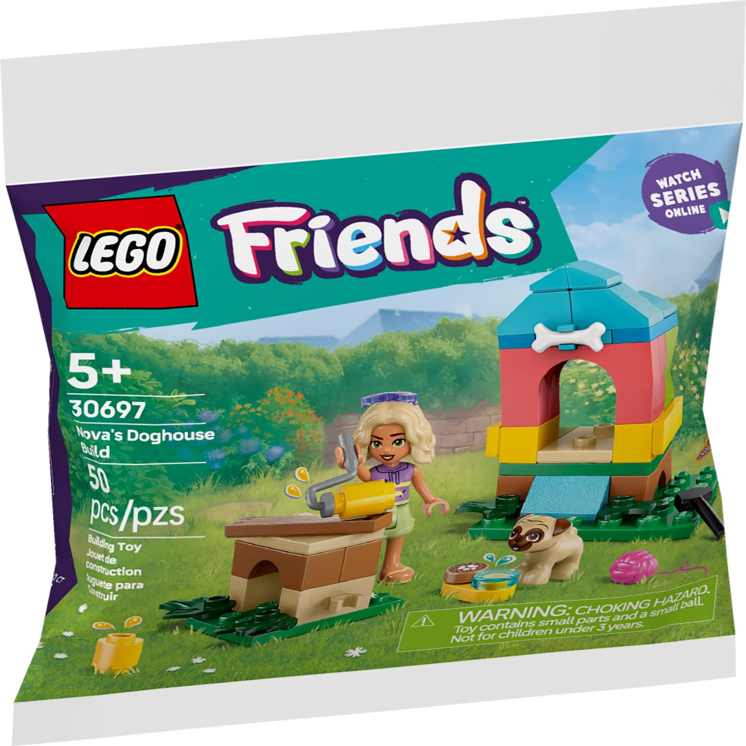 LEGO Friends Nova's Doghouse Build - Includes Nova Minidoll and Dango ...