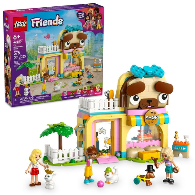 LEGO Friends Pet Accessories Shop Pretend Play Set - Building Toy for ...