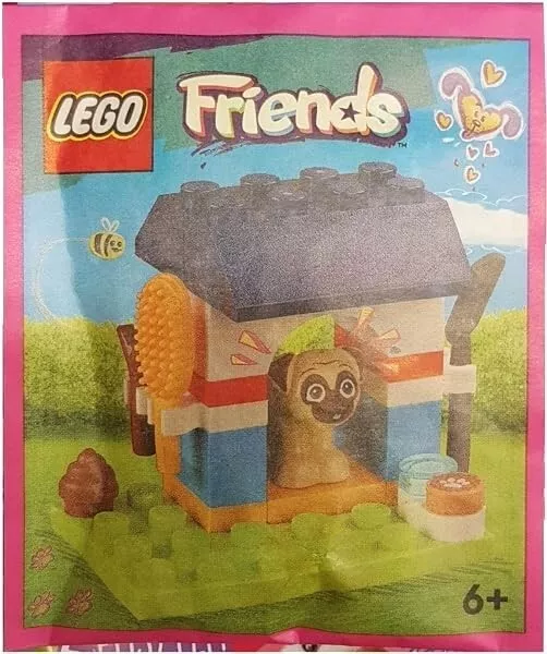 LEGO Friends: Pug with Doghouse Micro Set (24 pcs) - Walmart.com