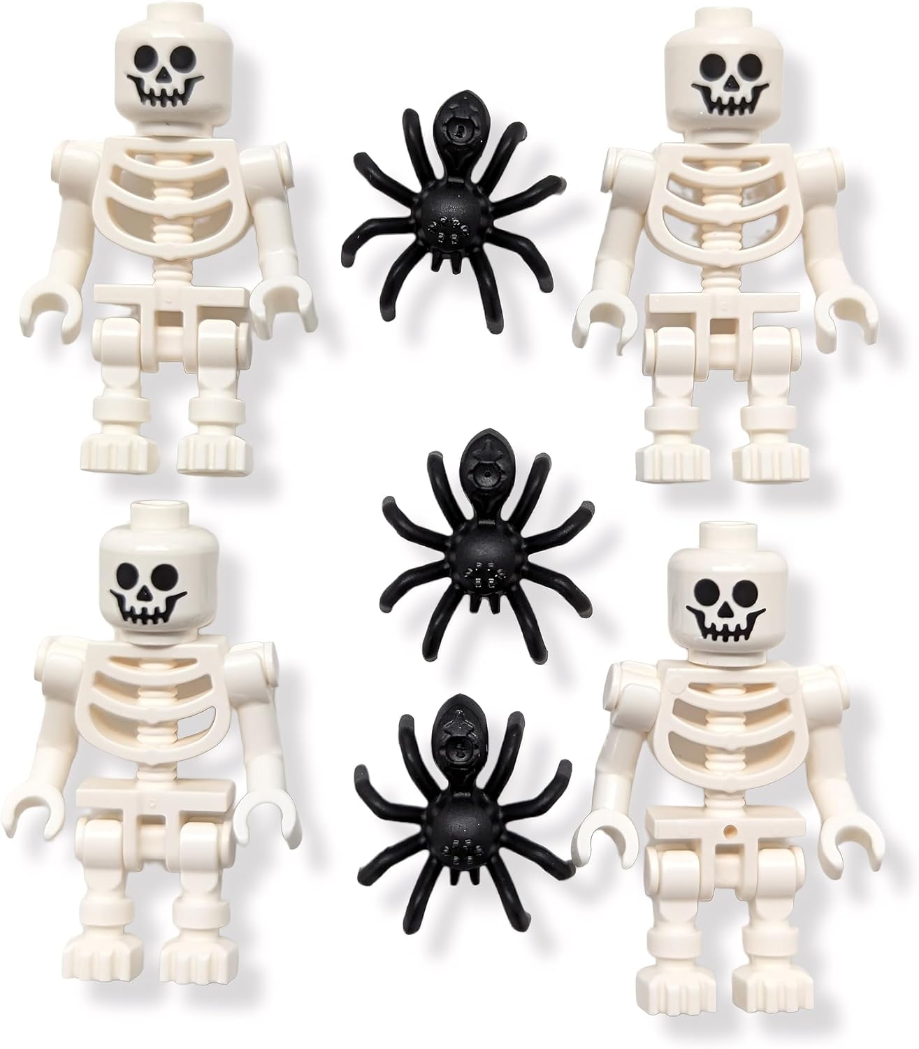 LEGO Halloween Minifigures 4 Skeletons and 3 Spiders - Walmart.com
