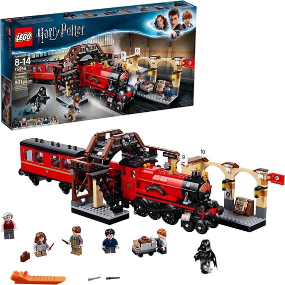 LEGO Harry Potter Hogwarts Express 75955 Toy Model Train Building Set ...