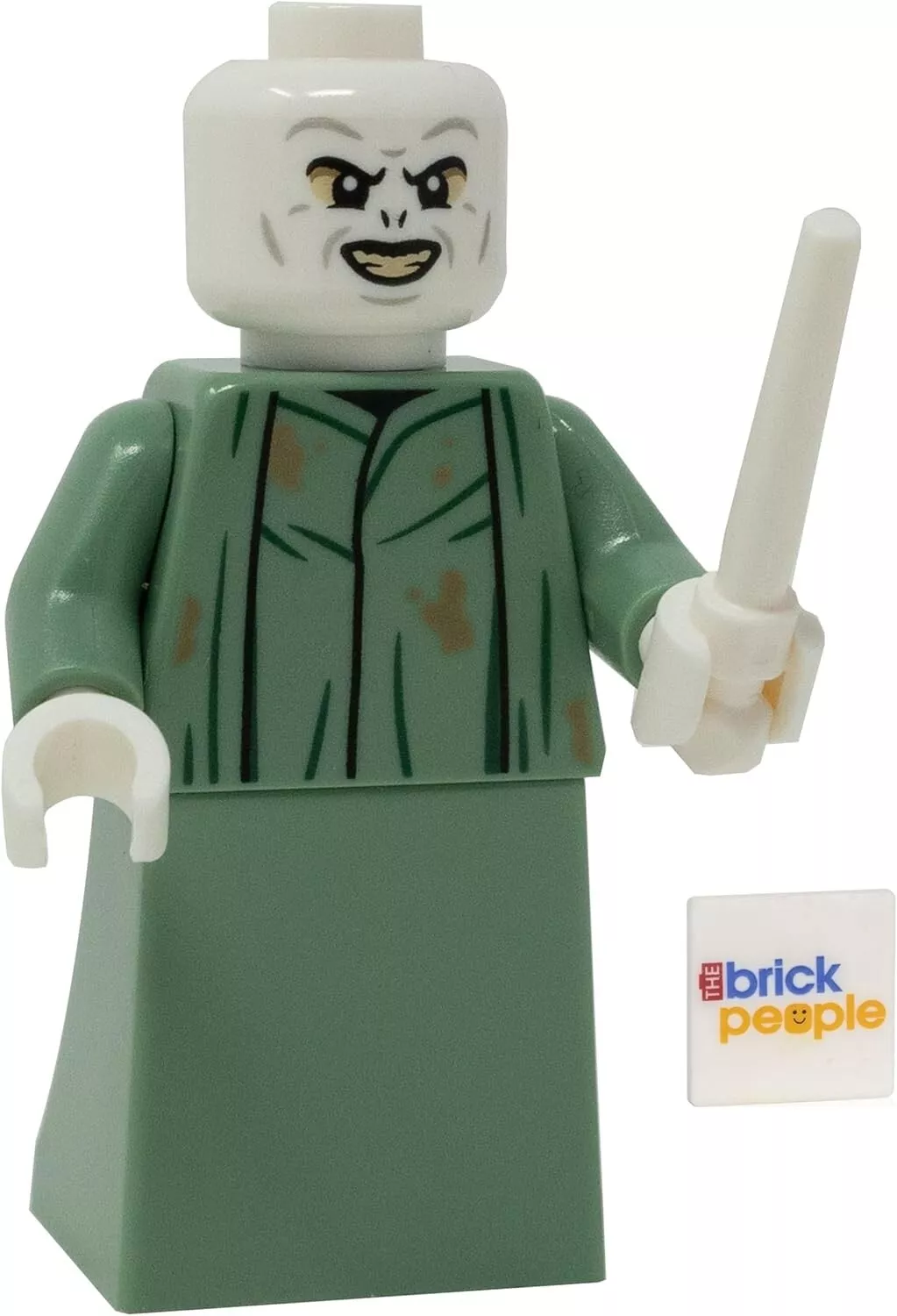 LEGO Harry Potter: Lord Voldemort Minifigure with White Elderwand ...