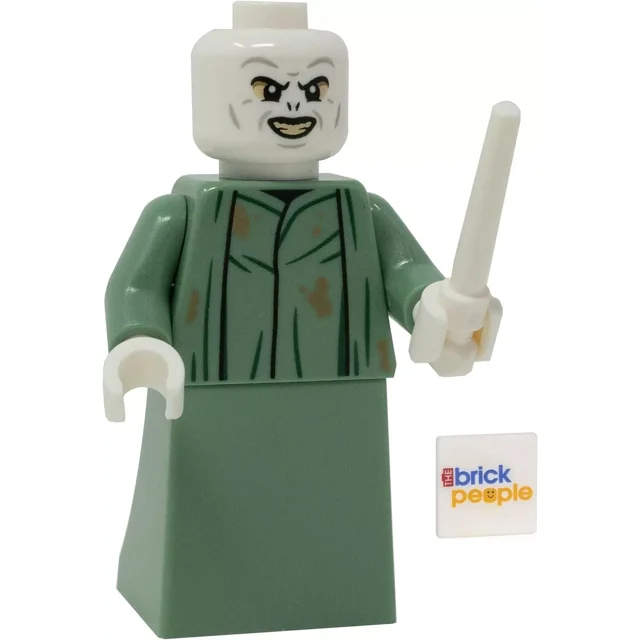 LEGO Harry Potter: Lord Voldemort Minifigure with White Elderwand ...
