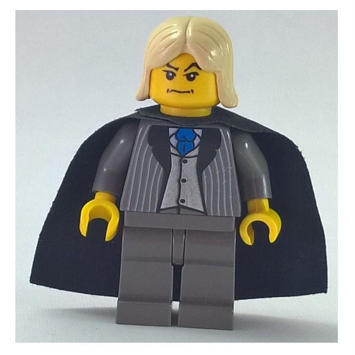 LEGO Harry Potter Lucius Malfoy, Dark Gray Suit Torso, Dark Gray Legs ...