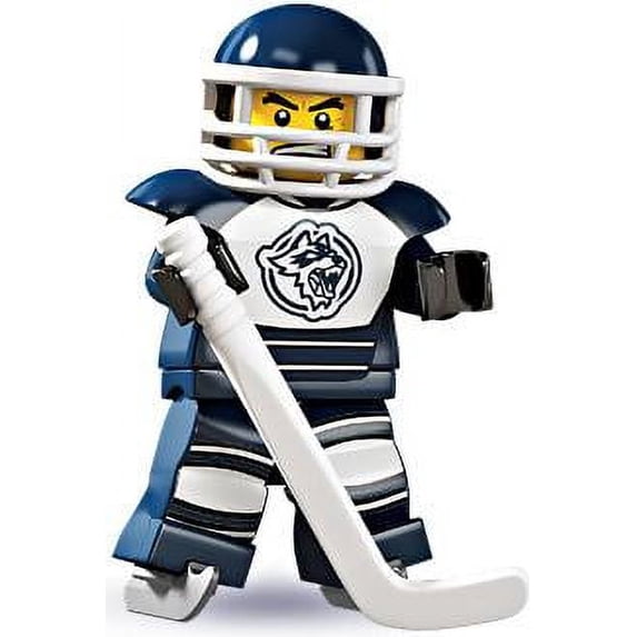 LEGO Series 4 Sports Hockey Player Minifigure with Stick & Skates ...