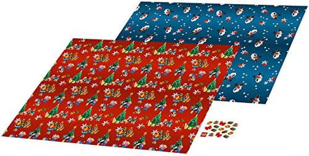 LEGO Holiday Wrapping Paper Festive design Gift Wrap Paper - Walmart.com