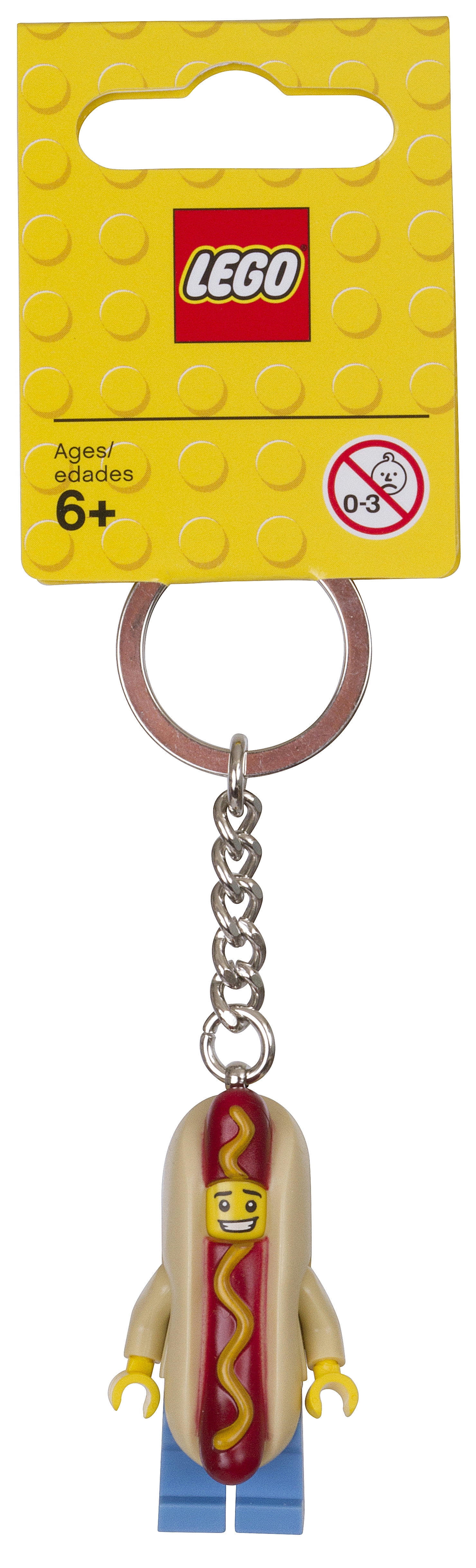 Cool Hot Dog Guy Keychain, Authentic LEGO¬Æ Minifigure 853571 - Walmart.com