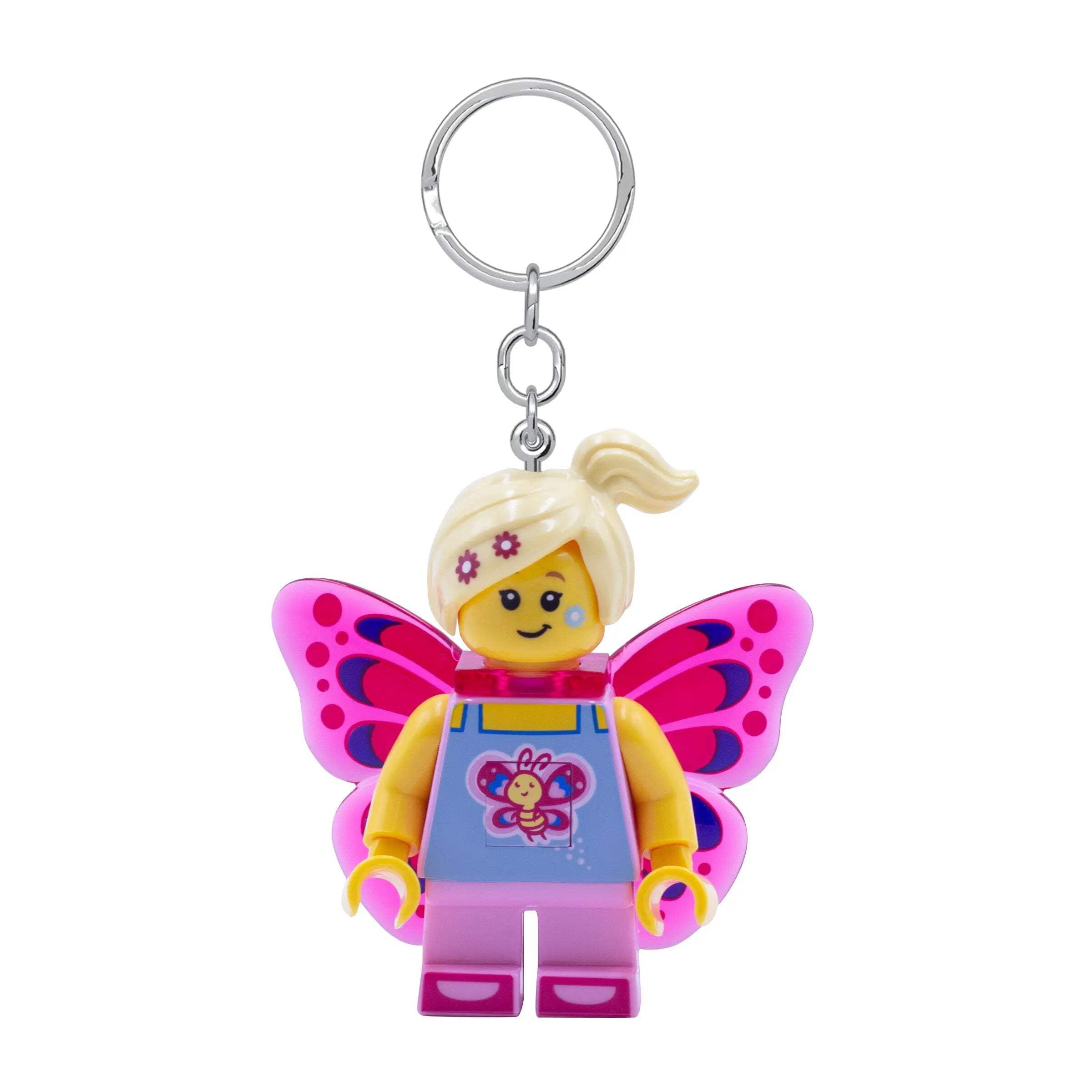 LEGO Iconic Keychain Light - Butterfly Girl - 2 Inch Tall Figure ...
