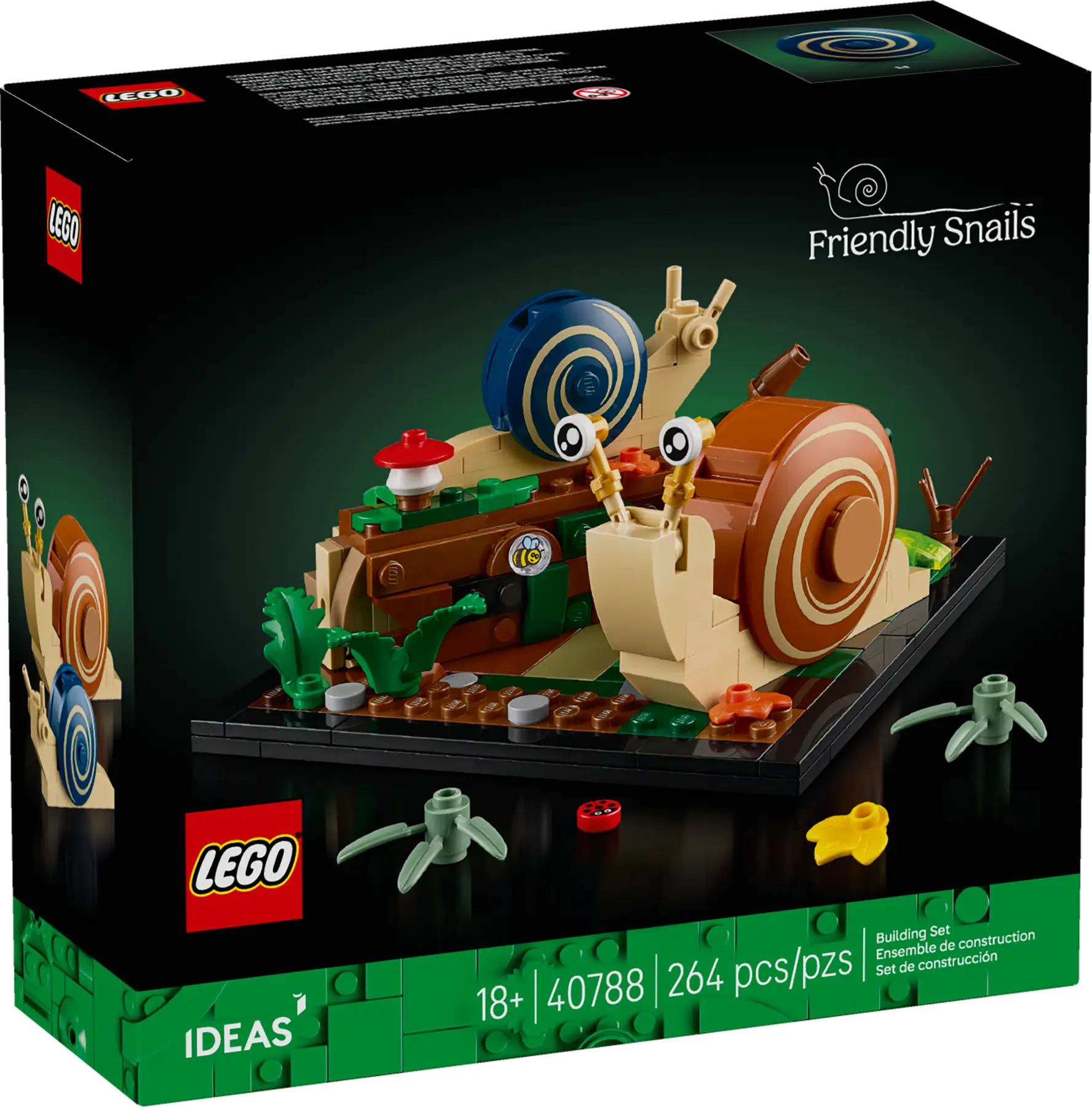 LEGO Ideas 40788 Friendly Snails 264pcs - Walmart.com