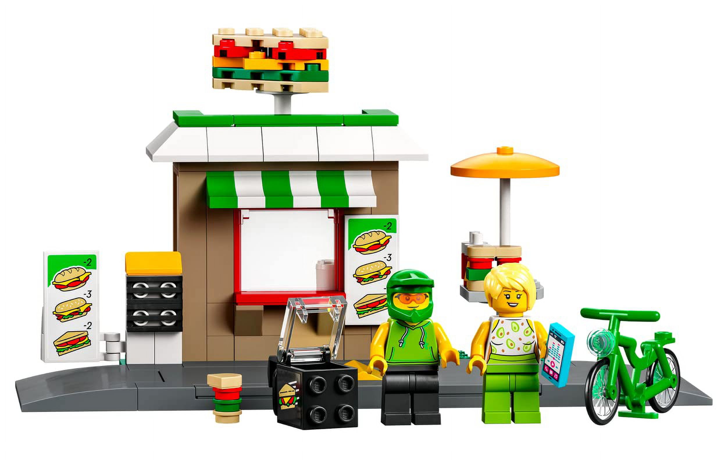 LEGO City Sandwich Shop Building Sets, Multicolor Blocks, 8.8 oz ...