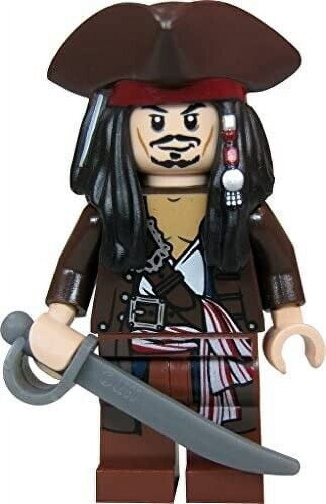 LEGO Jack Sparrow Minifigure, Cutlass Sword, Pirates of the Caribbean ...