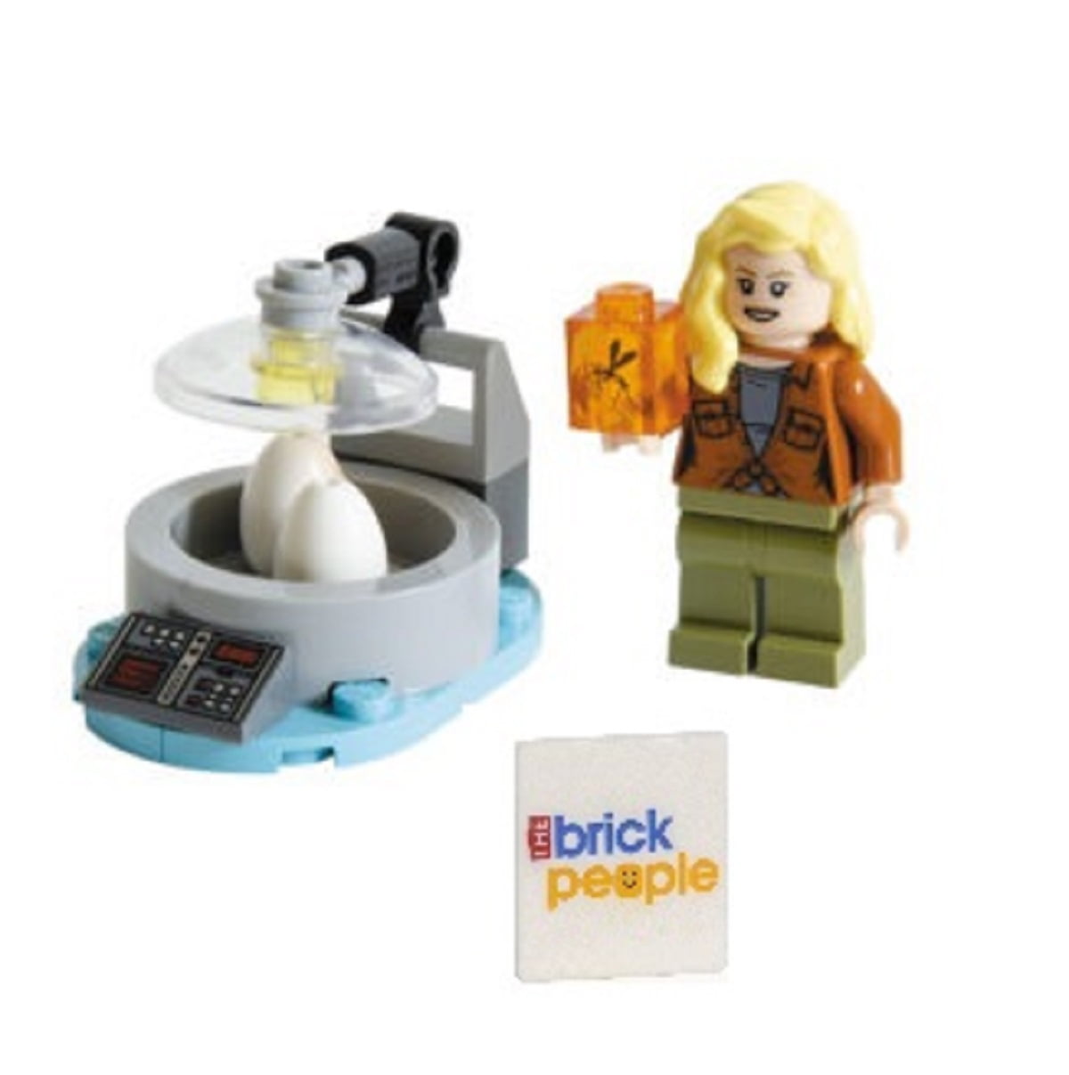 LEGO Jurassic World: Dr. Ellie Sattler Minifigure Dino Lab, Eggs and ...