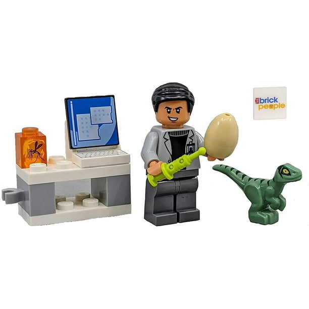 LEGO Jurassic World: Dr. Wu Laboratory with Baby Dino and Amber Resin ...