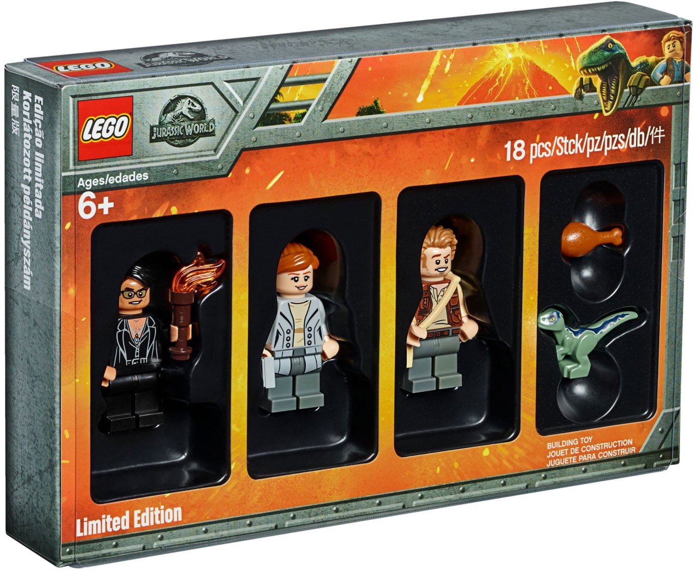 LEGO Jurassic World Minifigure Collection 4-Pack - Walmart.com