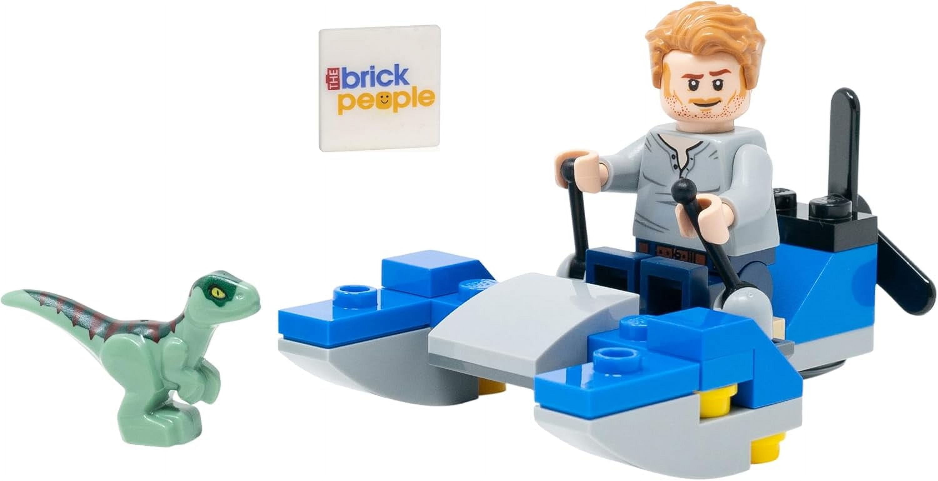 LEGO Jurrassic World: Owen Minifigure with Swamp Speeder and Baby ...