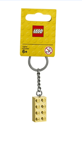 LEGO Keychain, Gold, 1 - Walmart.com