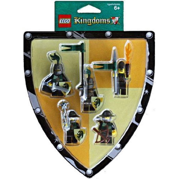 LEGO Kingdoms Mini Figure 5Pack Set #852922 Green Dragon Knights Battle ...