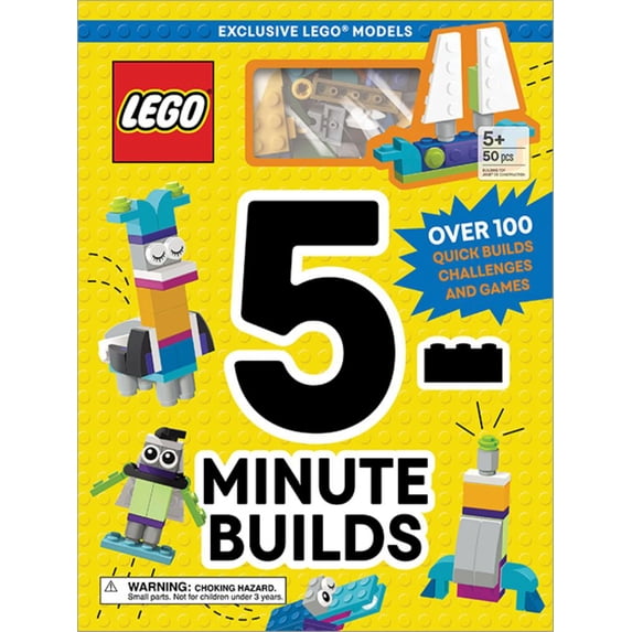 LEGO: LEGO® Books. 5-Minute Builds (Hardcover) - Walmart.com