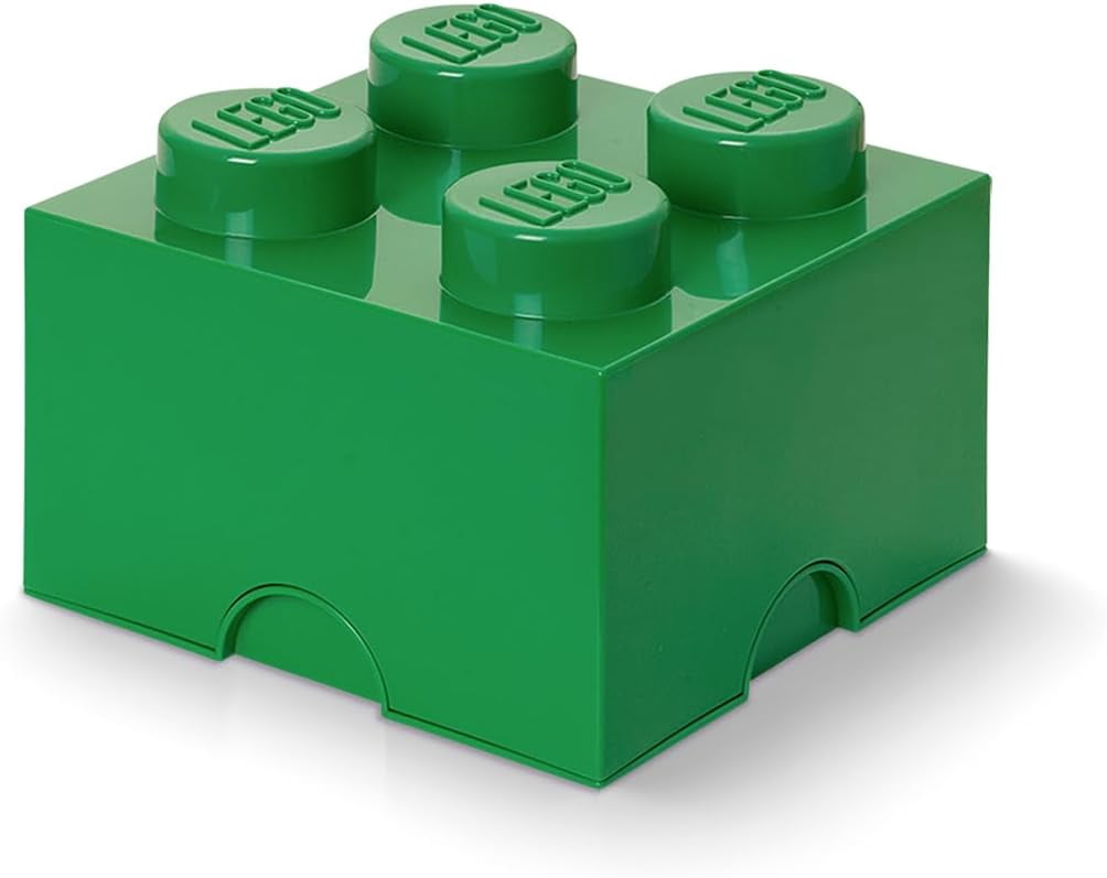 LEGO Large Storage Brick 4 Green Box Furniture Unit New - Walmart.com