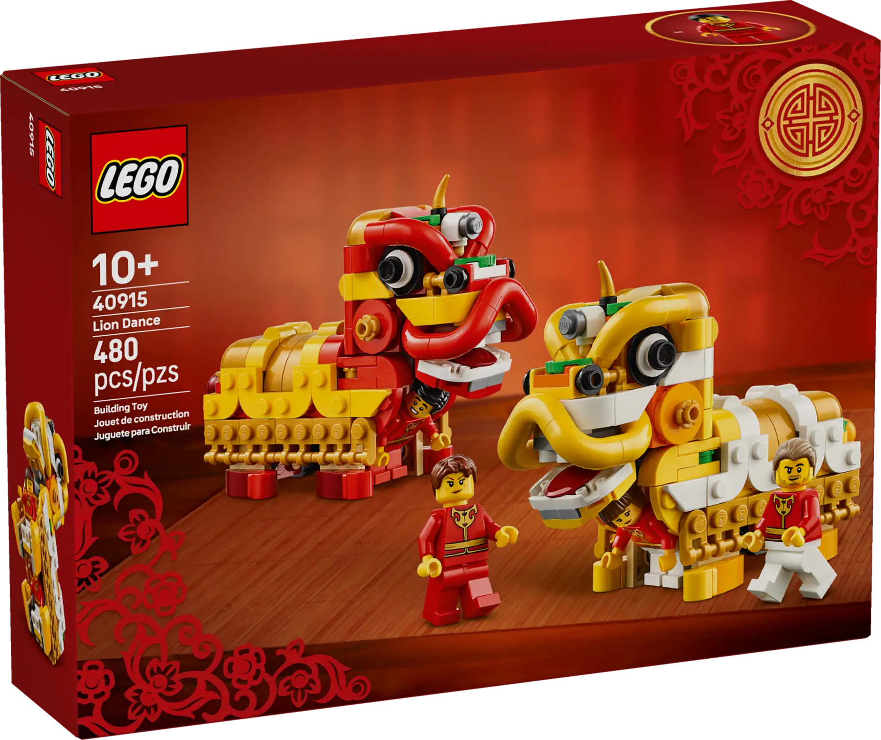 LEGO Lion Dance Lunar New Year 480pcs 40915 Limited Edition - Walmart.com