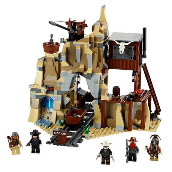 LEGO Lone Ranger Silver Mine Shootout, 644 Pieces, Minifigures ...