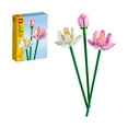 Lego Lotus Flowers Kit, 40647, Building Toy for Girls Ages 8 and Up ...