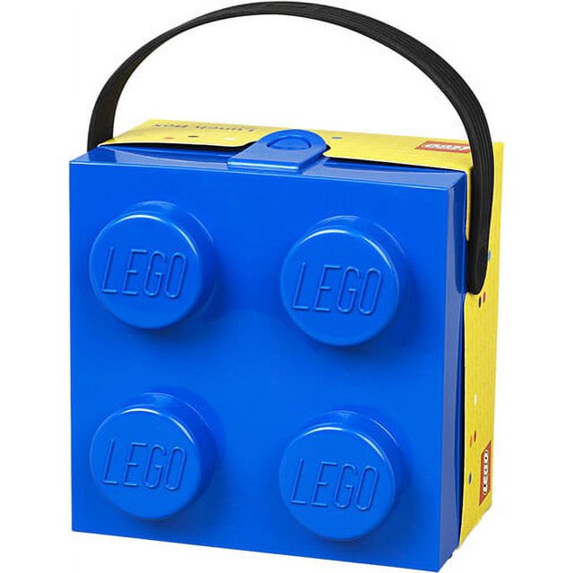 LEGO Lunchbox with Handle Bright Blue - Walmart.com