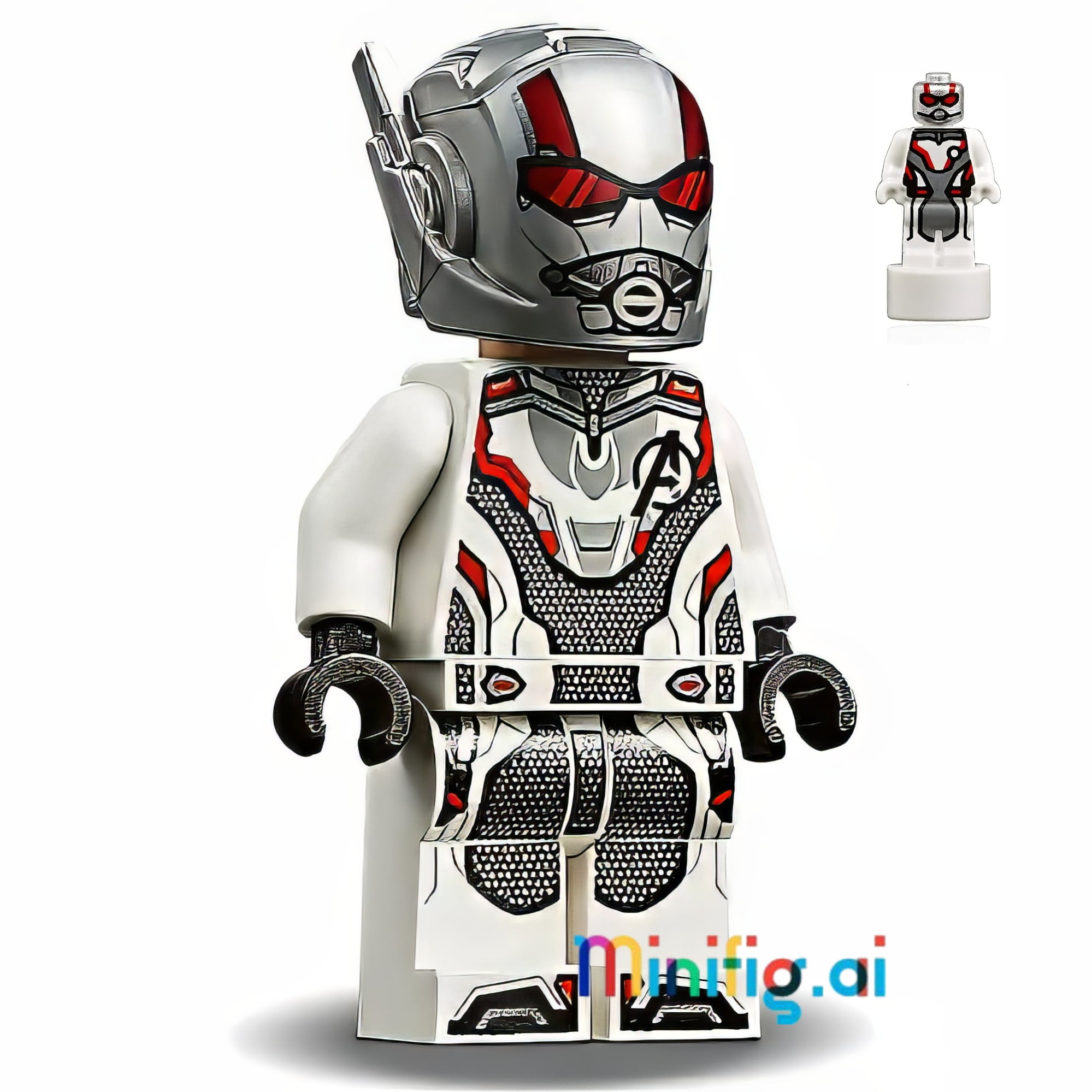 LEGO Marvel Ant-Man Minifigure with Quantum Size Microfigure 76124 ...