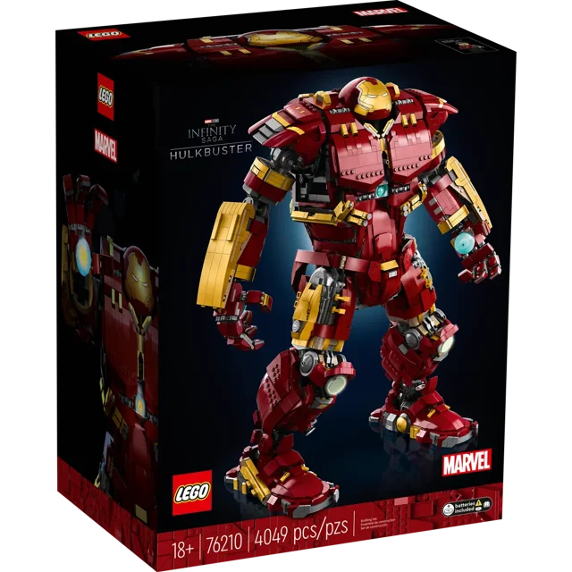 LEGO Marvel Avengers: Age of Ultron Hulkbuster 76210 Building Set ...