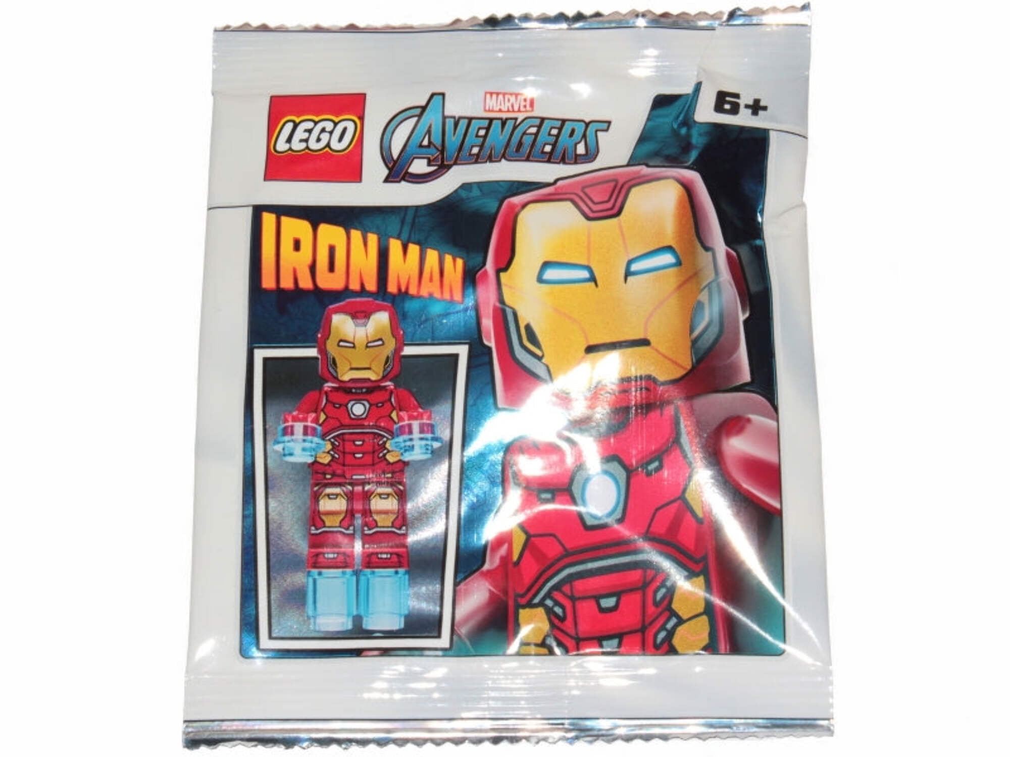 LEGO Marvel Avengers Iron Man Minifigure Foil Pack - Walmart Business ...