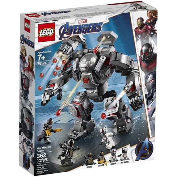 LEGO Marvel Avengers War Machine Buster 76124 Building Kit, 362 Pieces ...
