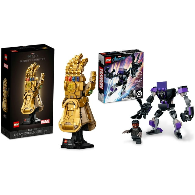 LEGO Marvel Infinity Gauntlet 76191 with Bonus LEGO Marvel Black ...